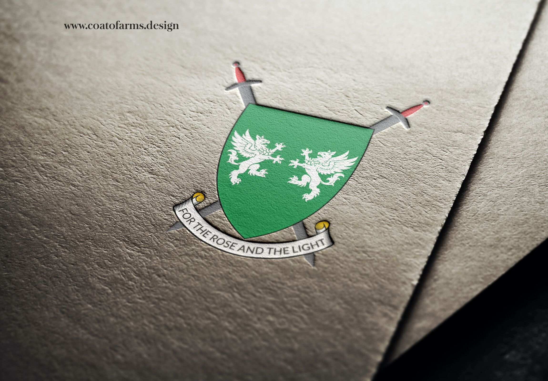 Fantasy crest (fictional coat of arms) I designed for The Glass Cannon ...
