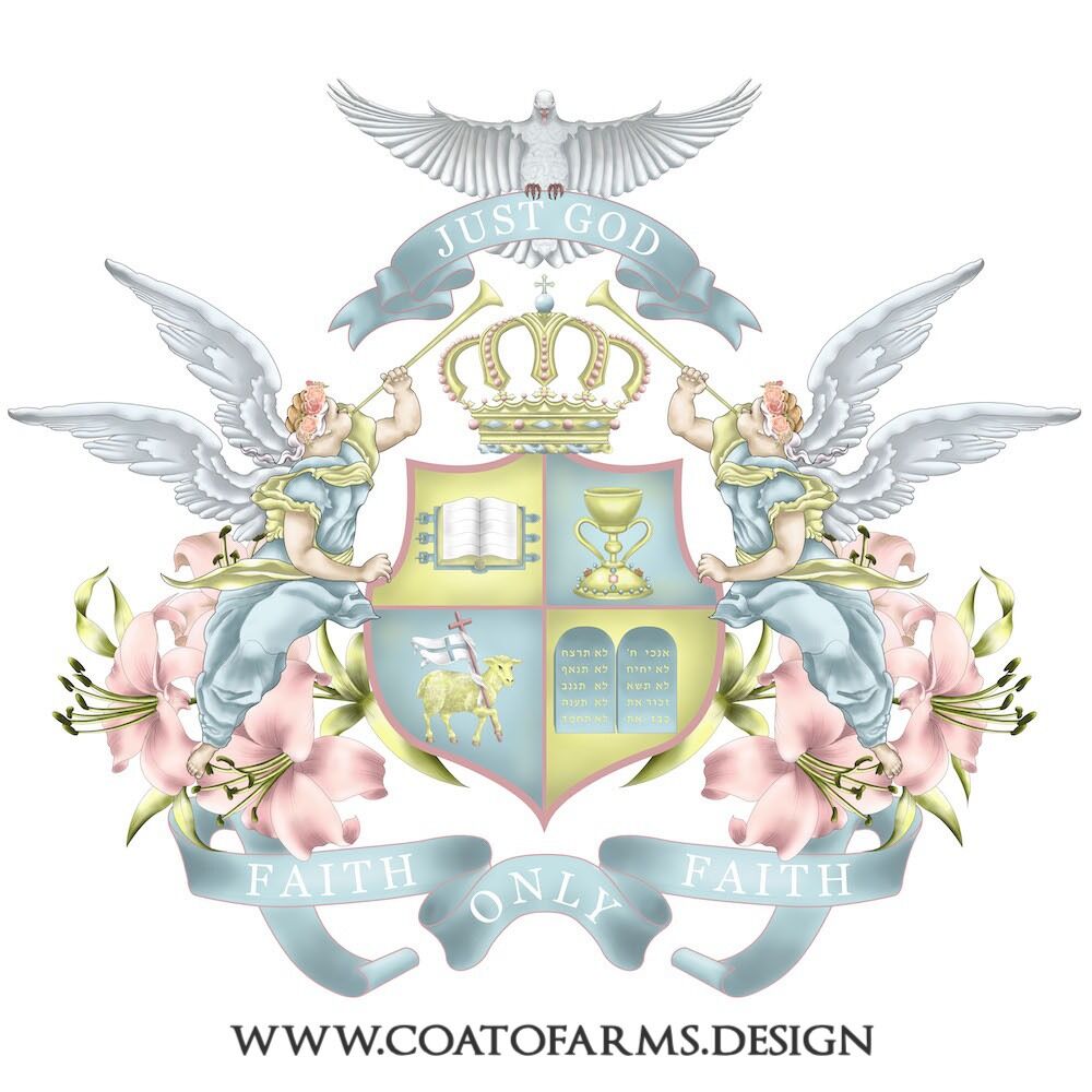 Ministerial seal or coat of arms (emblem) I designed for a client from ...