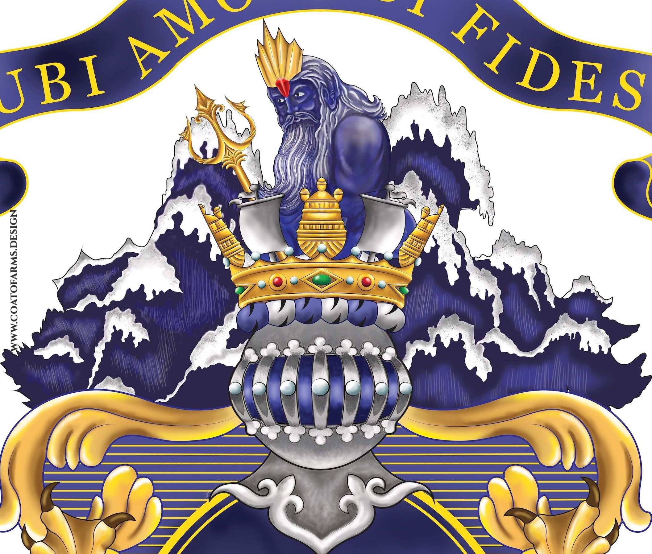 Coat of arms for the Santa Maria oceanic yacht club from the USA ...