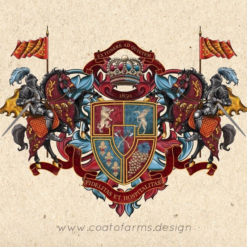 A family crest I designed for Stafford family from the USA - Custom ...